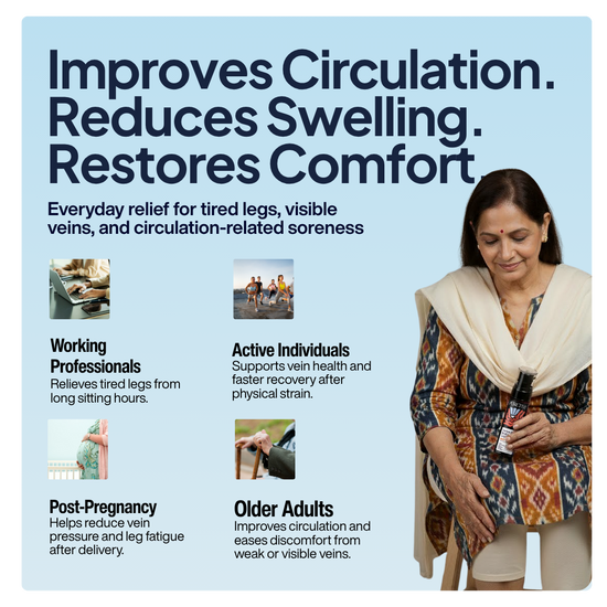 Buy Varico Vein Care Leg Oil for Leg Relief online | Puretive ...
